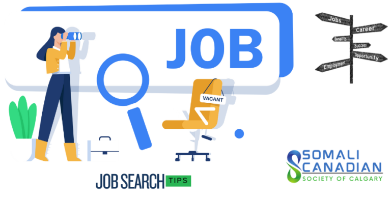 Job Search & Employment - Somali Canadian Society of Calgary